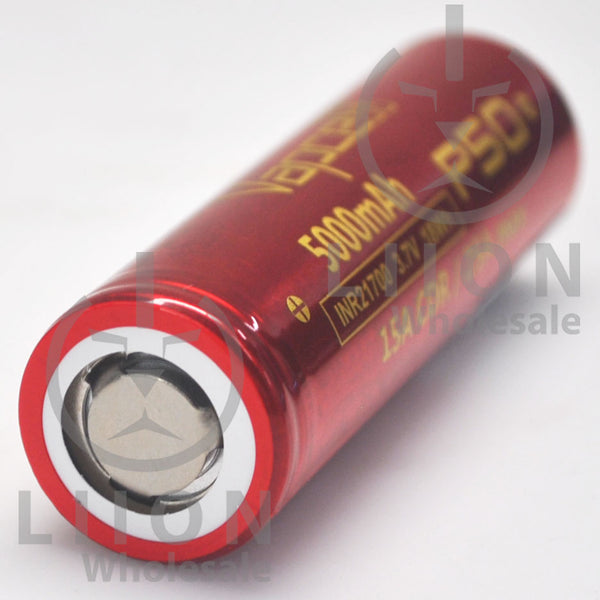Vapcell P50 21700 15A/25A Flat Top 5000mAh Battery - Genuine - Wholesa ...